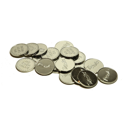 Muntjes voor speelgoedautomaat (100 stuks) - Denlo