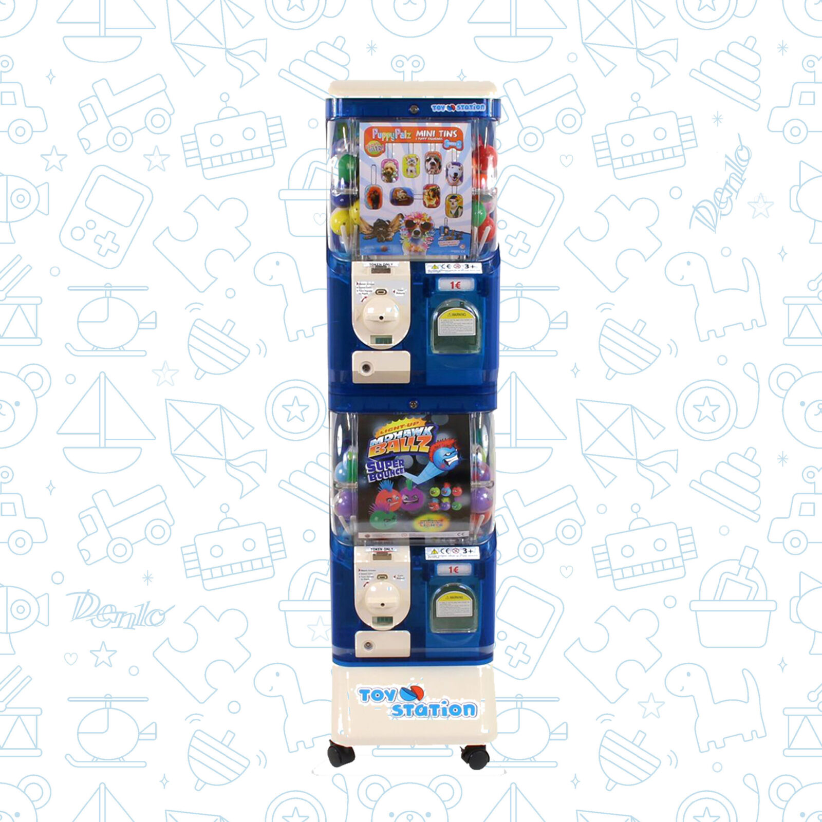 Toystation blue (each) - Denlo