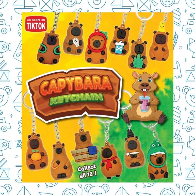 Capybara keychain (100 pcs) V-50-1142 - Denlo